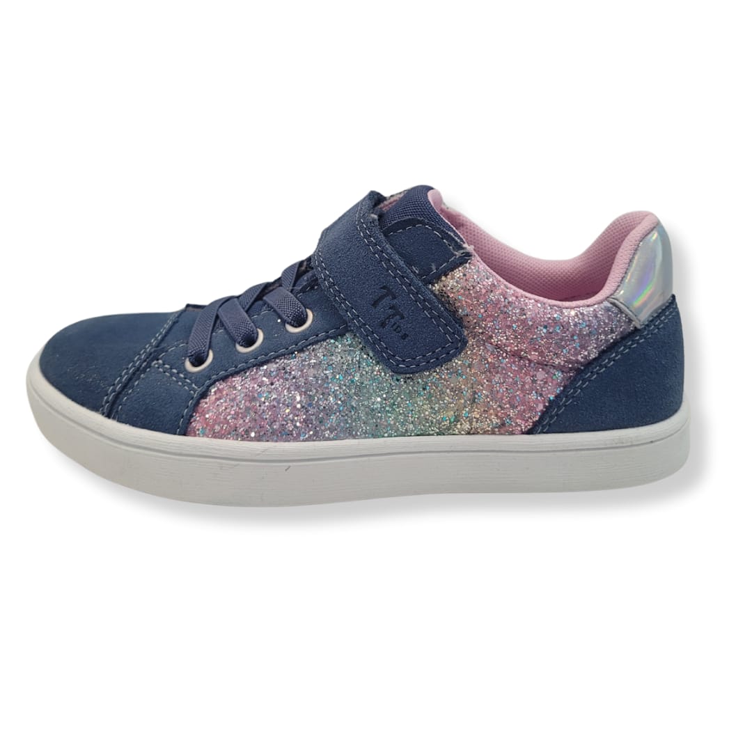 TT Kids Sparkol in navy glitter – Little Brogues Online